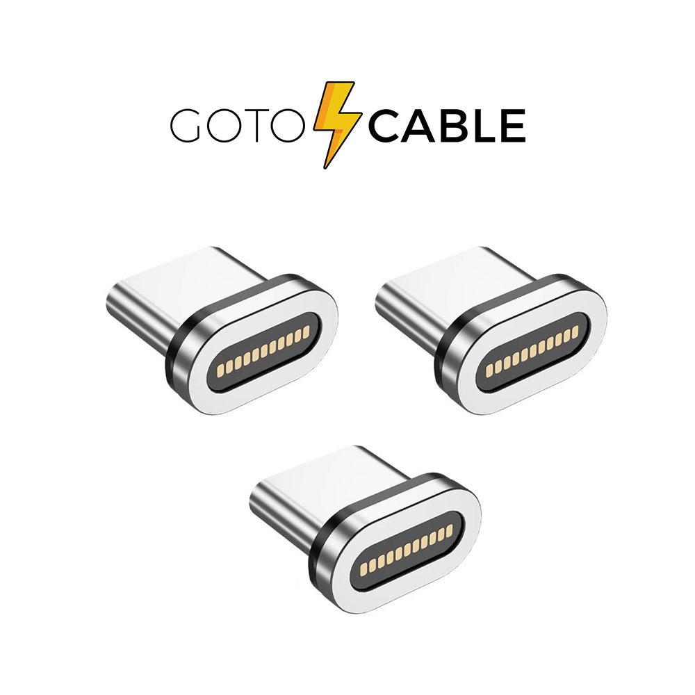 3 x Premium Type-C Replacement Heads